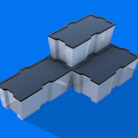 Download free STL file Stackable Containers • Model to 3D print ・ Cults